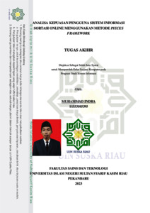 ANALISA KEPUASAN PENGGUNA SISTEM INFORMASI SORTASI ONLINE MENGGUNAKAN METODE PIECES FRAMEWORK ...